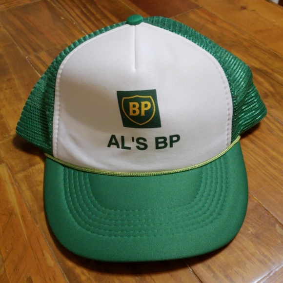 Crown | Accessories | Vintage Als Bp Cap Trucker Hat Retro | Poshmark